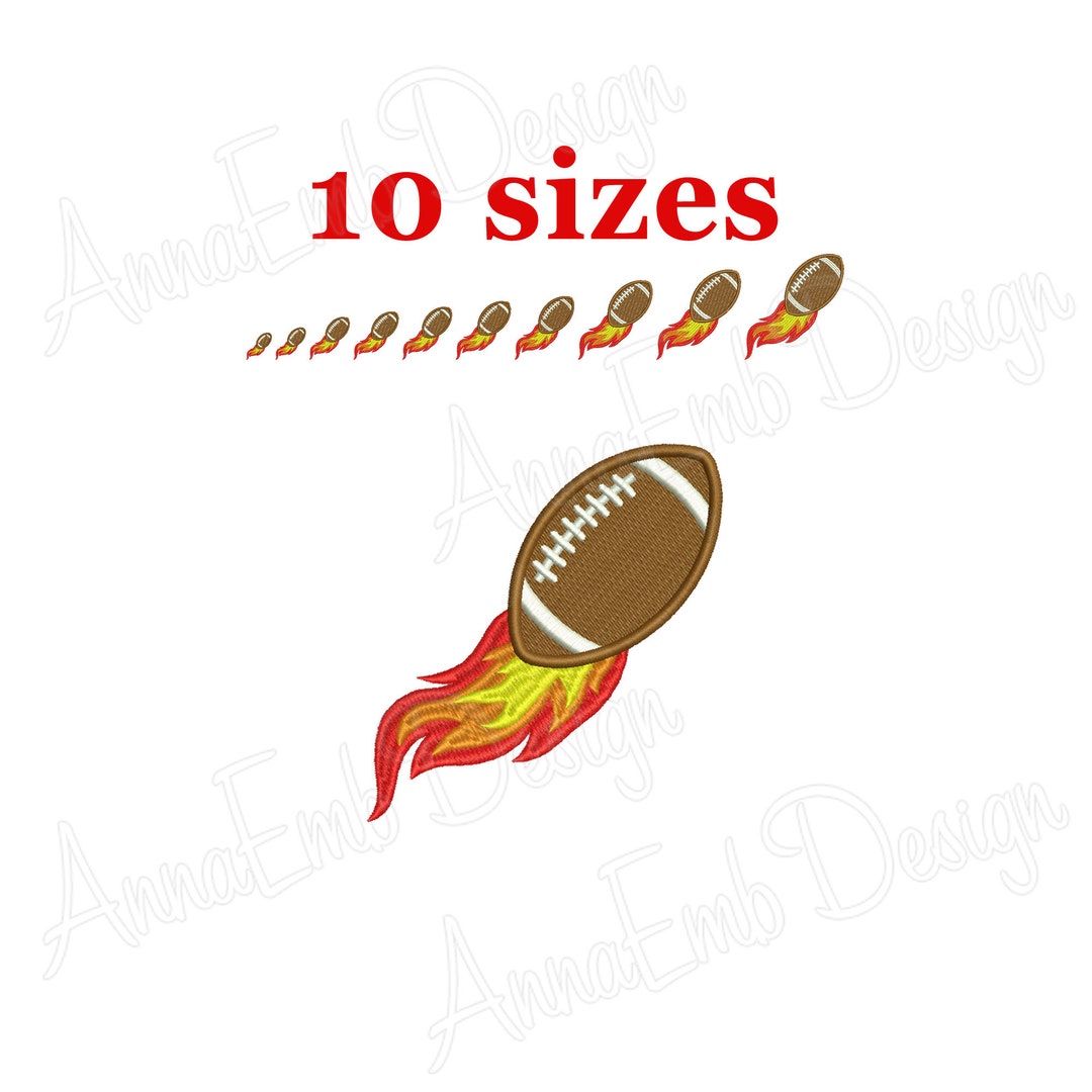 Football Embroidery Design. Machine Embroidery Design. Mini Football ...