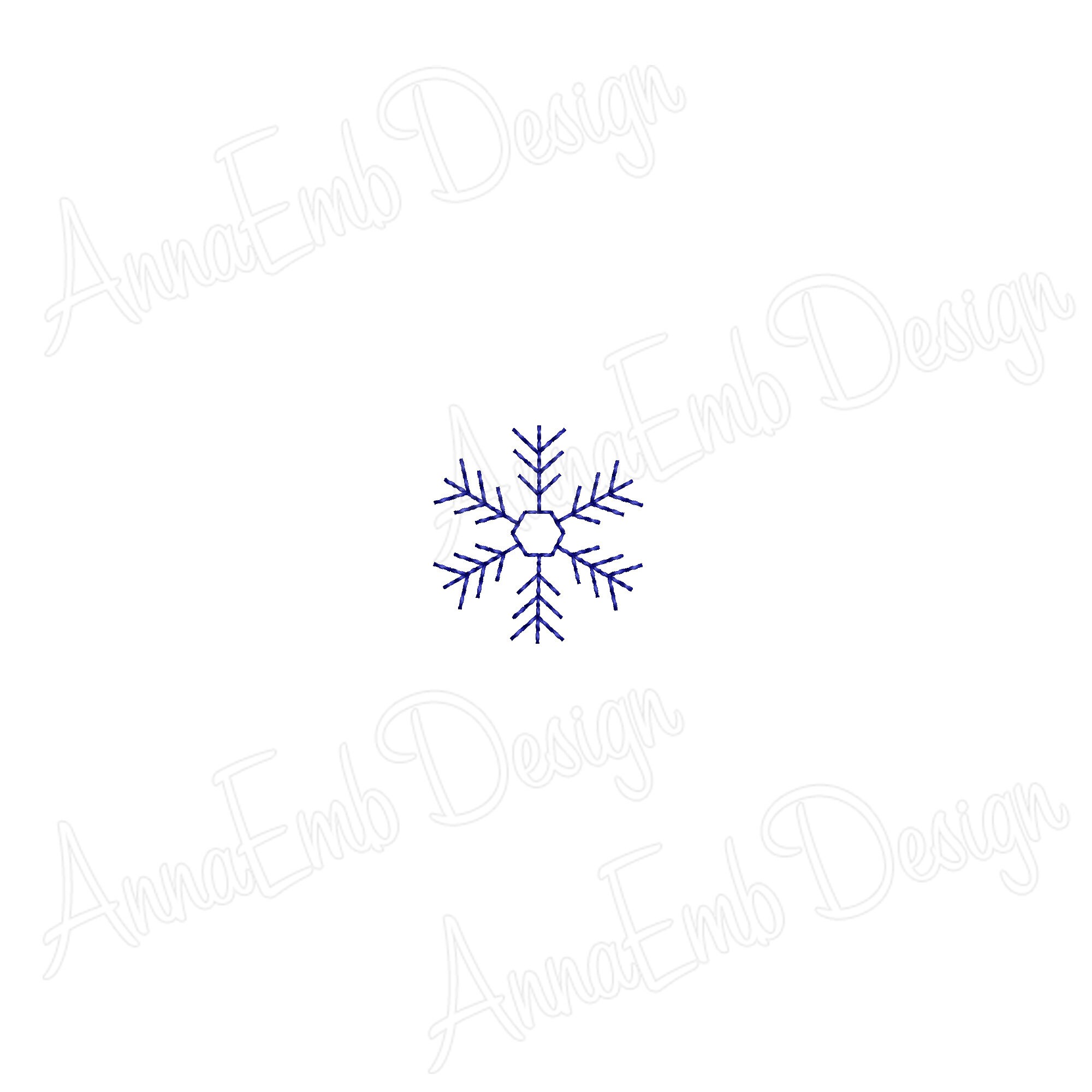 Snowflake Embroidery Machine Design. Snowflake Mini. Cristmas | Etsy