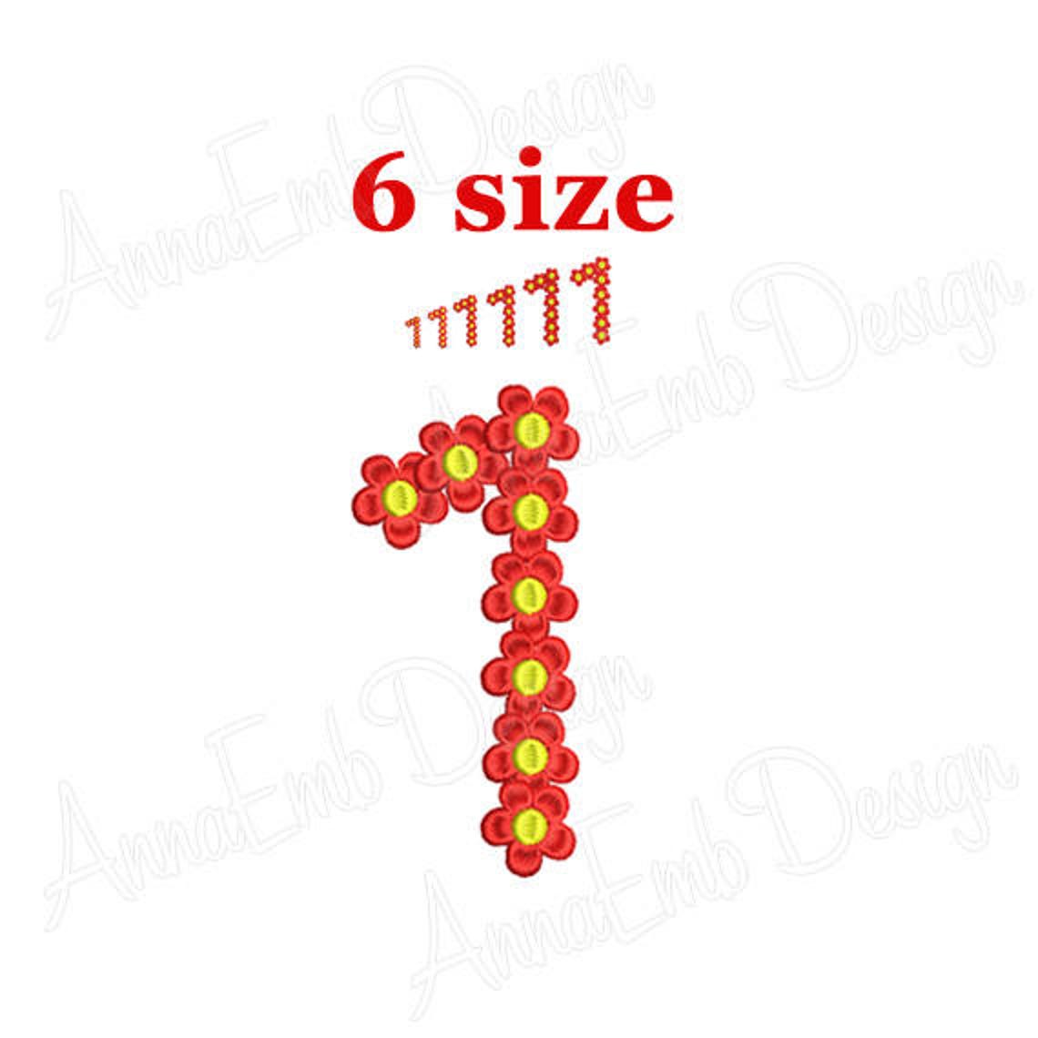 Number 1 Embroidery Design. My 1st Embroidery Design. Number - Etsy