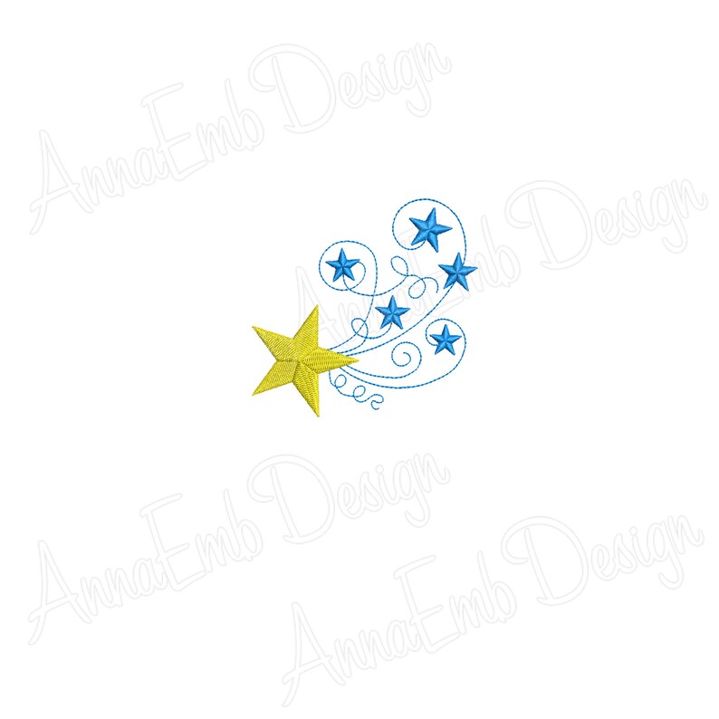 Stars Embroidery Design. Star Machine Embroidery. Star Filled - Etsy