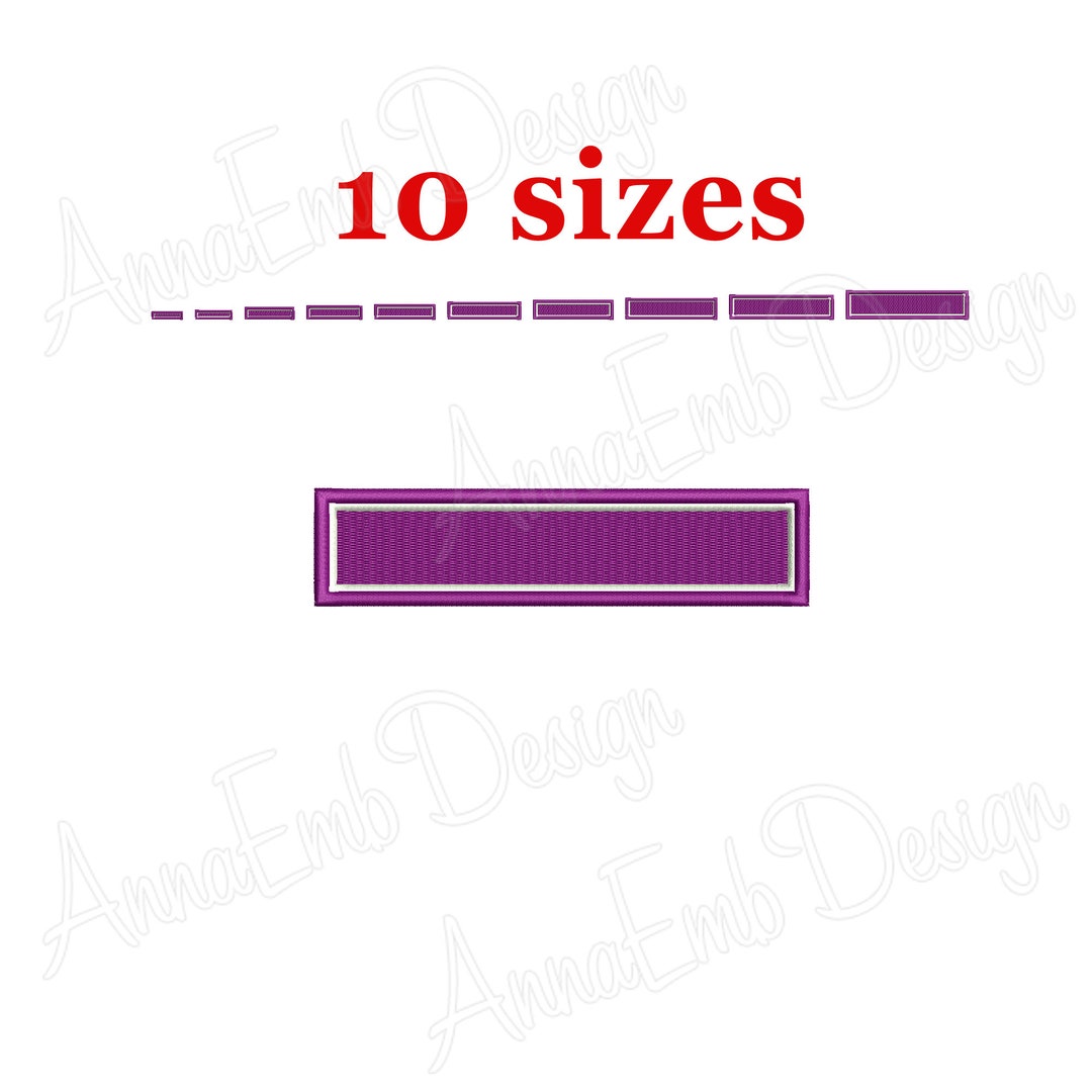 Rectangle Embroidery Design. Rectangle Mini Embroidery. Rectangle ...