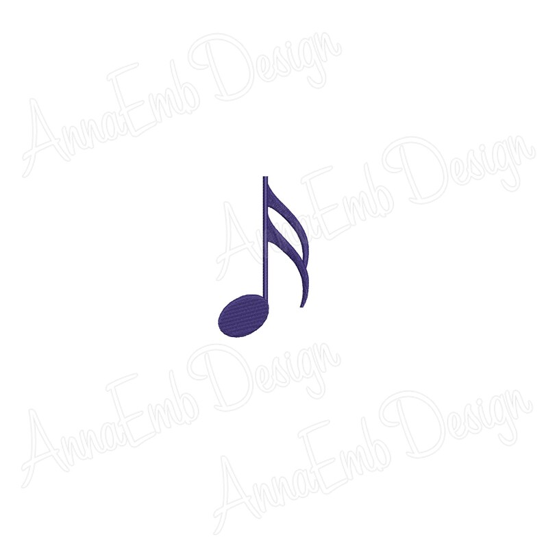 Music Note Embroidery Design. Machine Embroidery Design. Music - Etsy