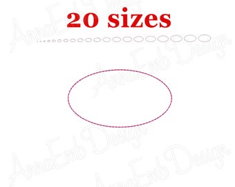 Oval Embroidery | Etsy