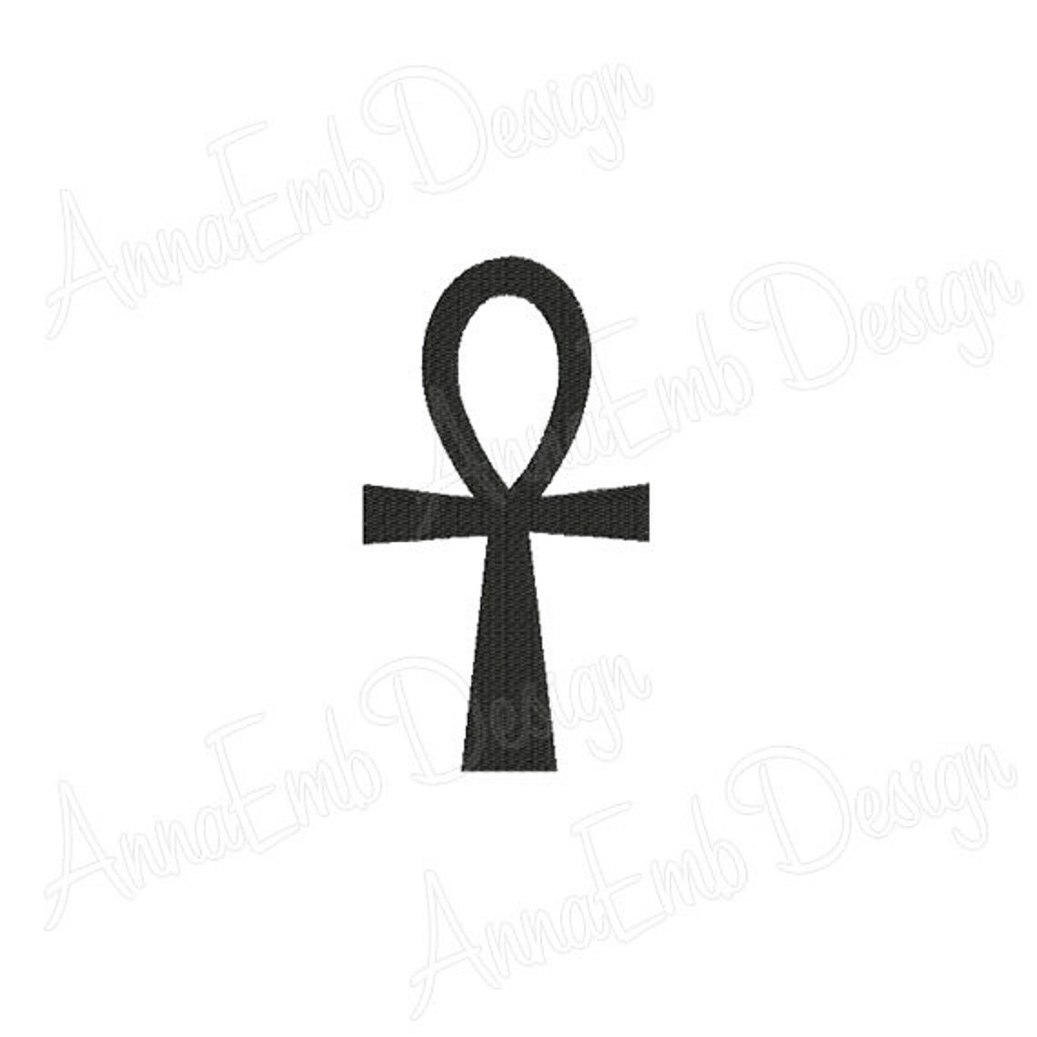 Ankh Symbol Embroidery Design. Mini Ankh. Egyptian Ankh - Etsy Australia