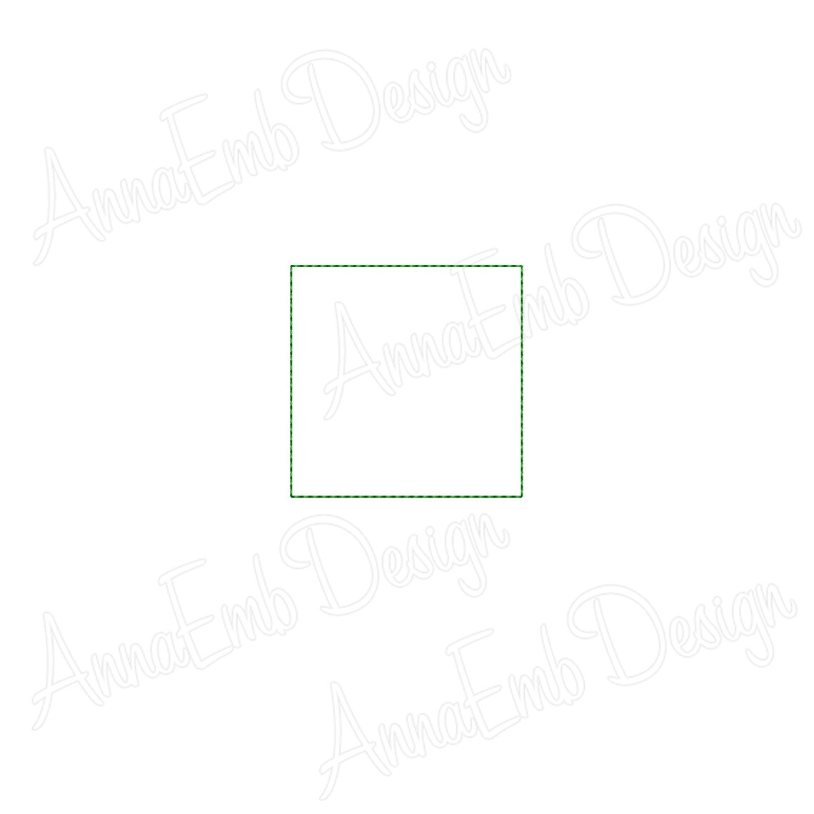 Square Embroidery Design. Machine Embroidery Design. Mini Square ...