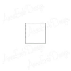 Square Embroidery Design. Machine Embroidery Design. Mini Square ...