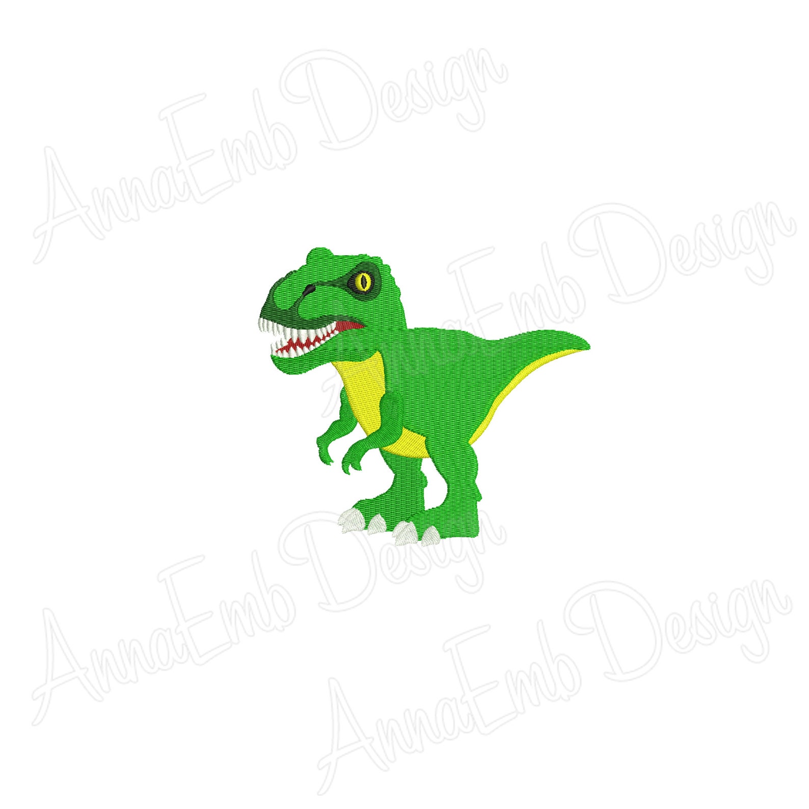 T-rex Dinosaur Embroidery Design. Tyrannosaurus Embroidery - Etsy