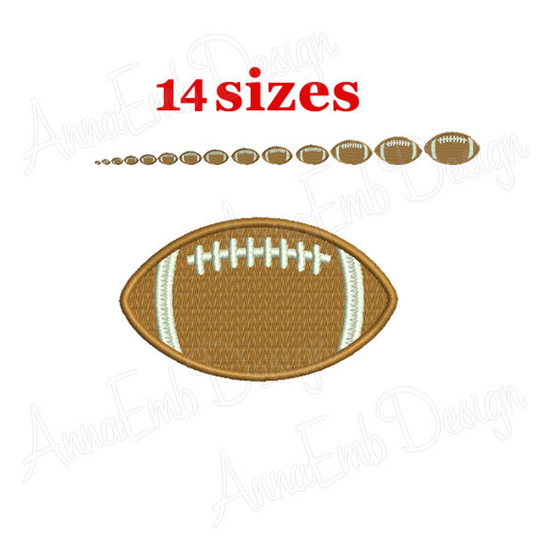 Football Embroidery Design. Machine Embroidery Design. Mini Football ...
