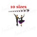 Dancers Embroidery Design. Dancers Silhouette. Machine Embroidery ...