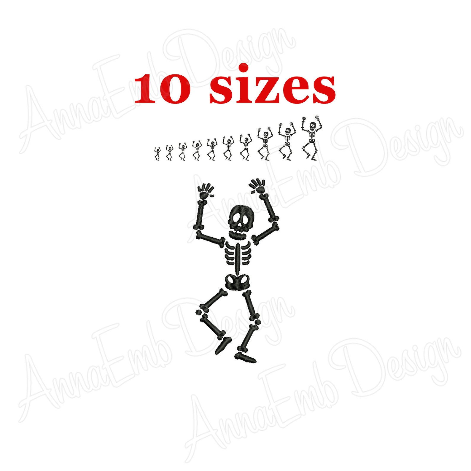 Skeleton Embroidery Design. Mini Design. Halloween Skeleton - Etsy