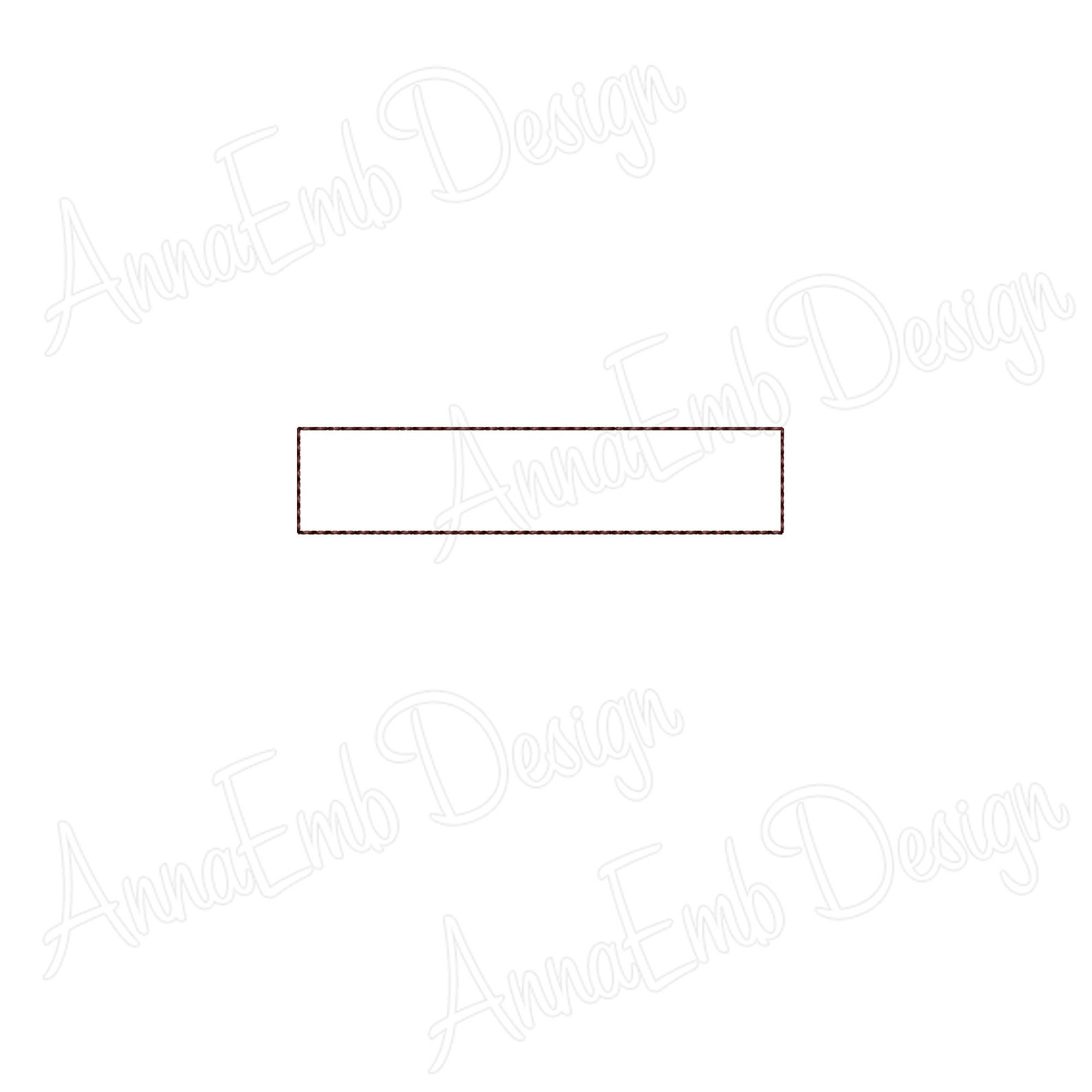 Rectangle Embroidery Design. Machine Embroidery Design. Mini Rectangle ...