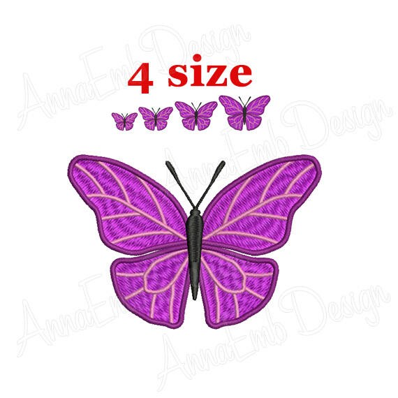 Butterfly Embroidery Design. Mini Butterfly Design. Butterfly - Etsy
