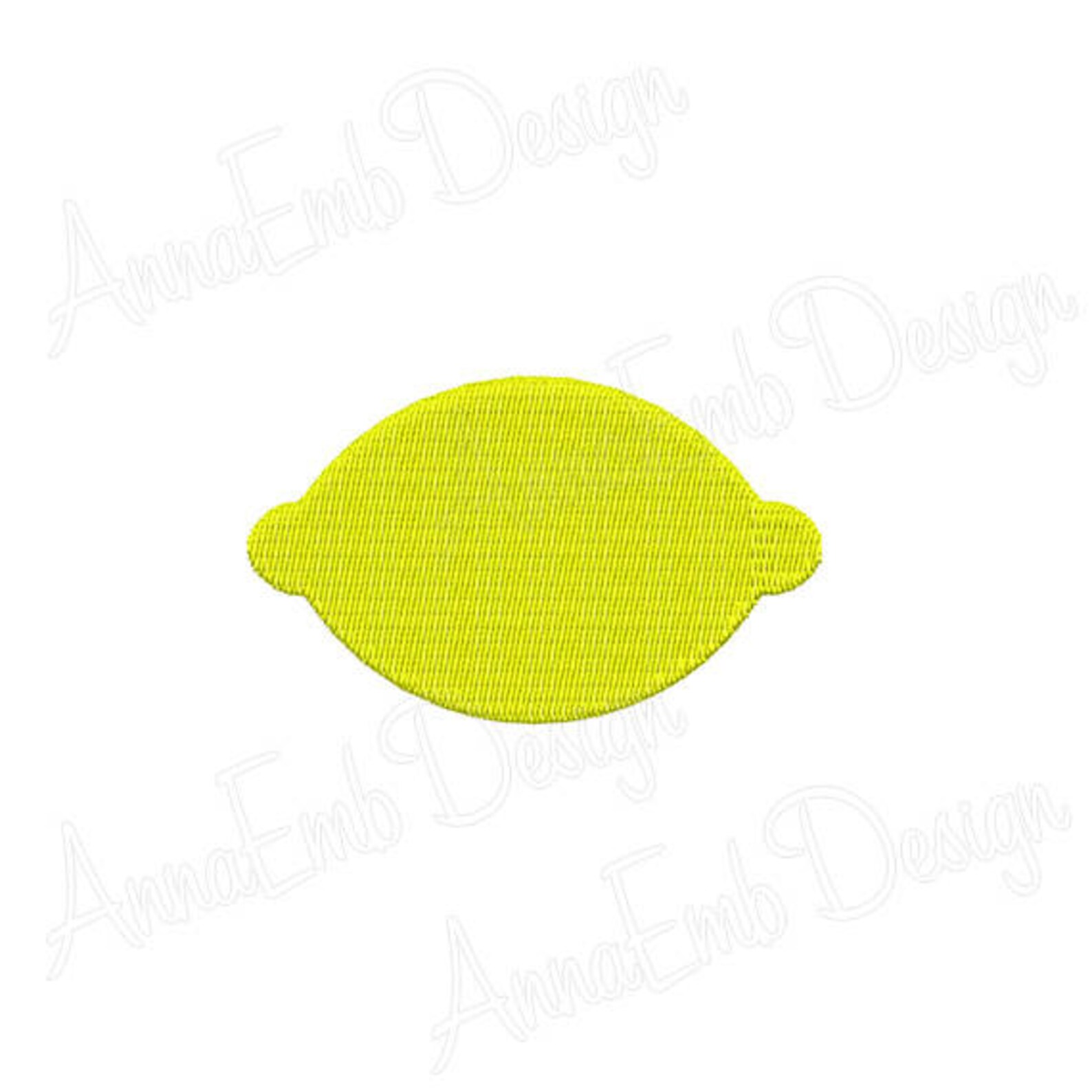 Lemon Embroidery Design. Lemon Mini Embroidery. Fruit | Etsy