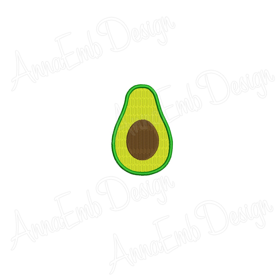 Avocado Embroidery Design. Avocado Mini Embroidery. Fruit | Etsy