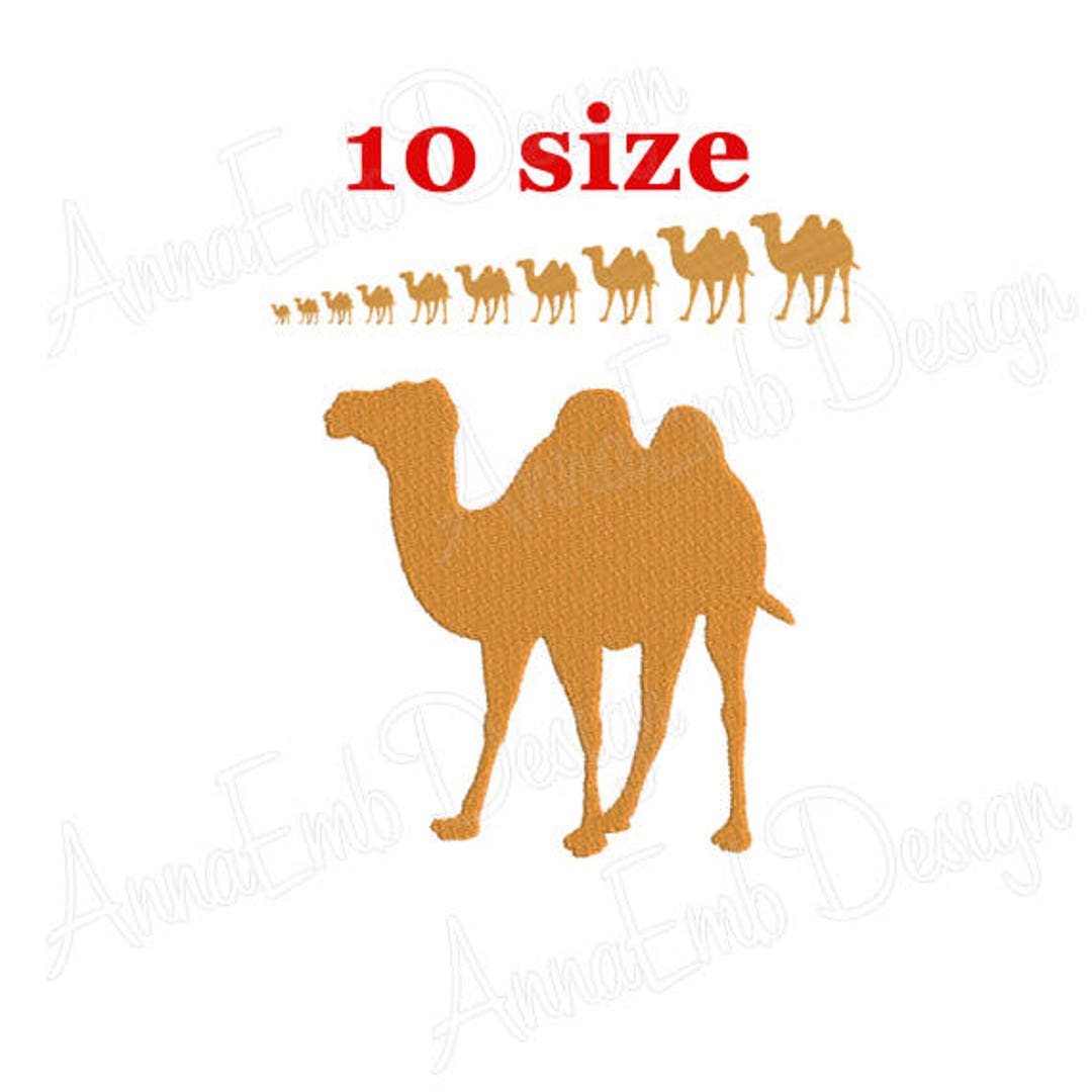 Camel Embroidery Design. Camel Silhouette. Camel Mini Embroidery. Camel ...