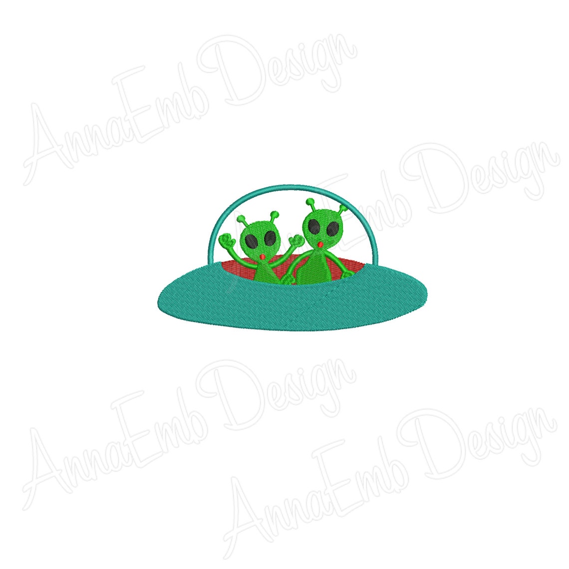 Alien Embroidery Design. Mini Alien. Machine Embroidery - Etsy