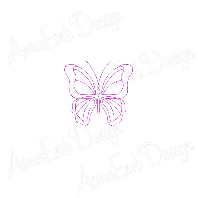 Butterfly Embroidery Design. Mini Butterfly Design. Machine - Etsy