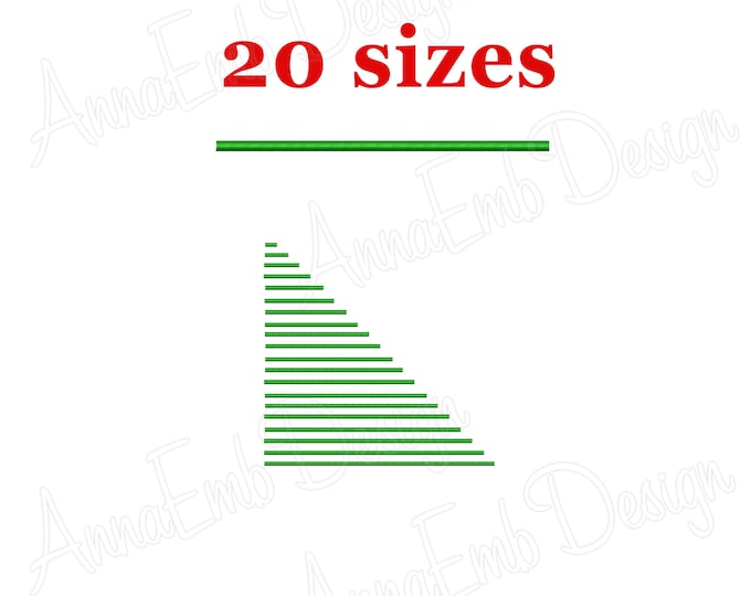 Line Embroidery Design Satin Stitch Line Single Line - Etsy