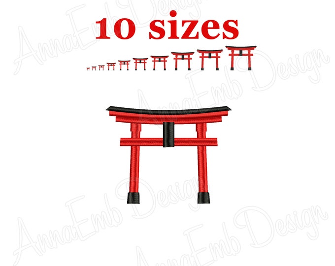Japanese Torii Gate Paper Pieced Quilt Block Pattern Downloadable PDF ...