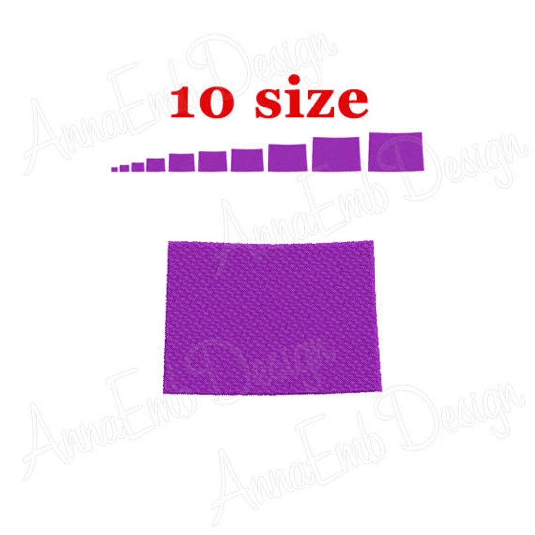Colorado Embroidery Design. Colorado State Design. Machine Embroidery ...
