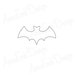 Bat Embroidery Design. Bat Mini Embroidery. Bat Bean Stitch. Halloween ...