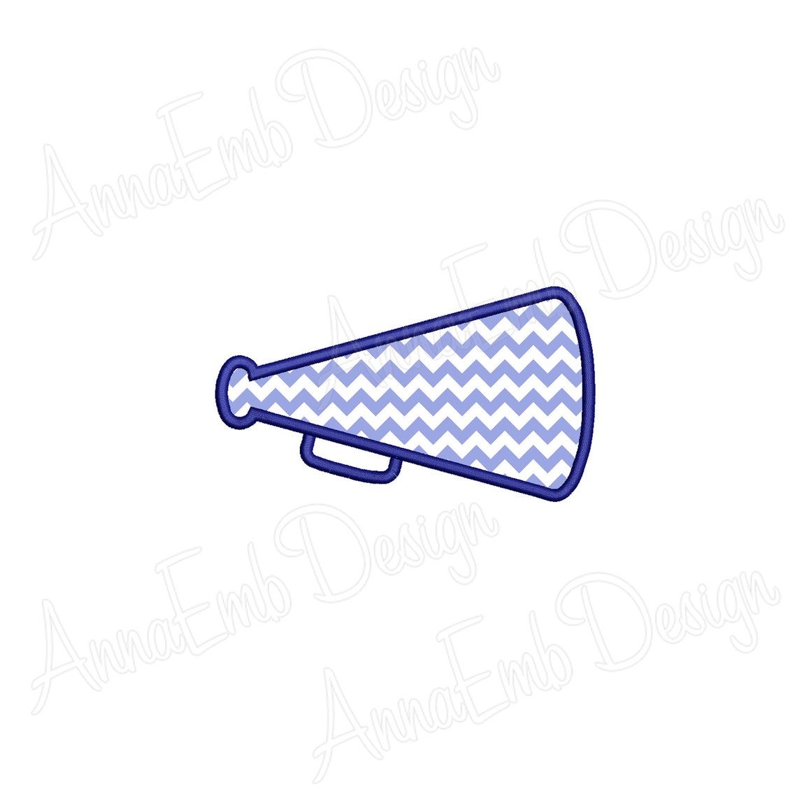 Megaphone Applique Embroidery Design. Megaphone Embroidery - Etsy