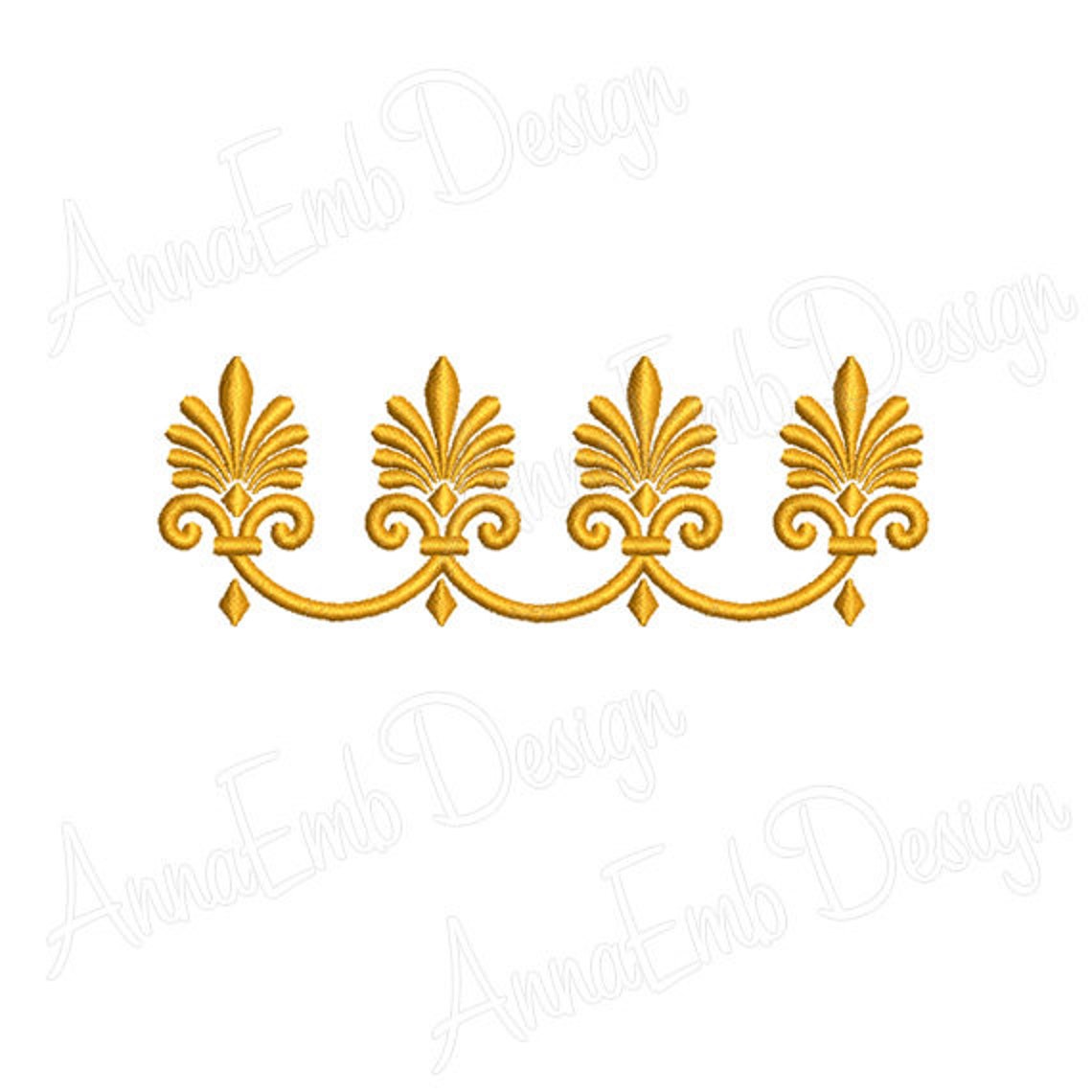 Border Embroidery Design. Machine Embroidery. Decor Borders. - Etsy