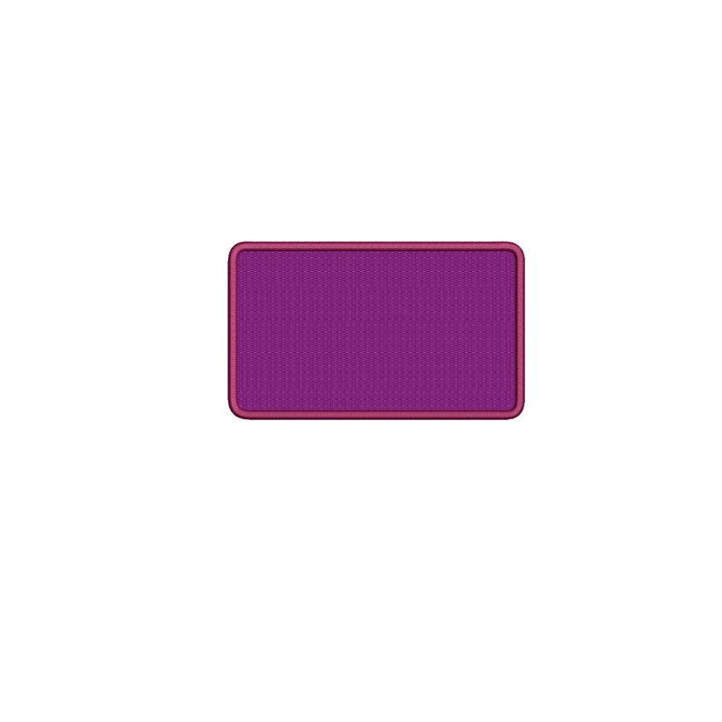 Rounded Rectangle Embroidery Design. Rectangle Mini Embroidery ...