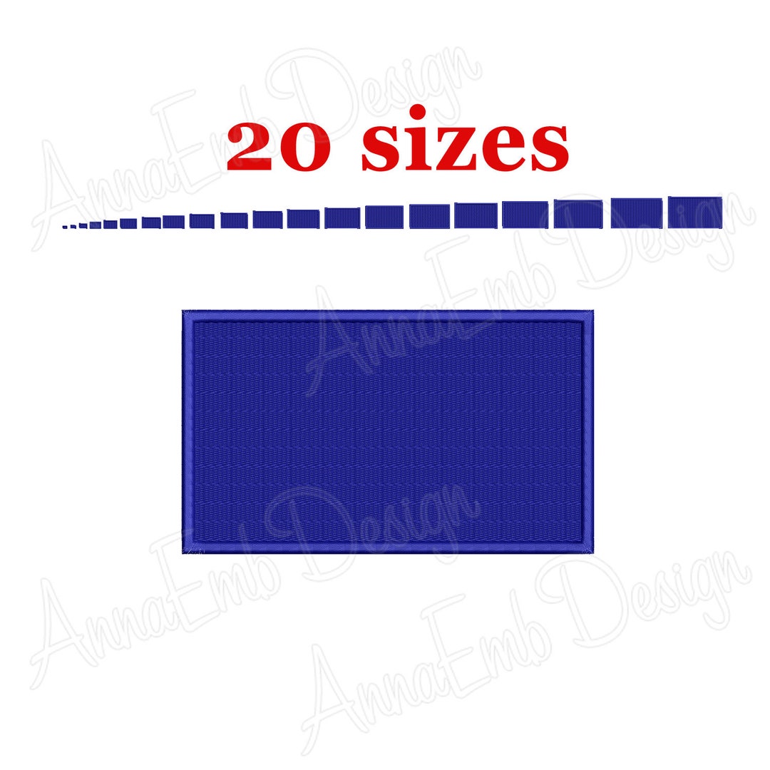 Rectangle Embroidery Design. Rectangle Mini Embroidery. Rectangle ...
