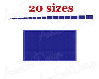 Rectangle Embroidery Design. Rectangle Mini Embroidery. Rectangle ...