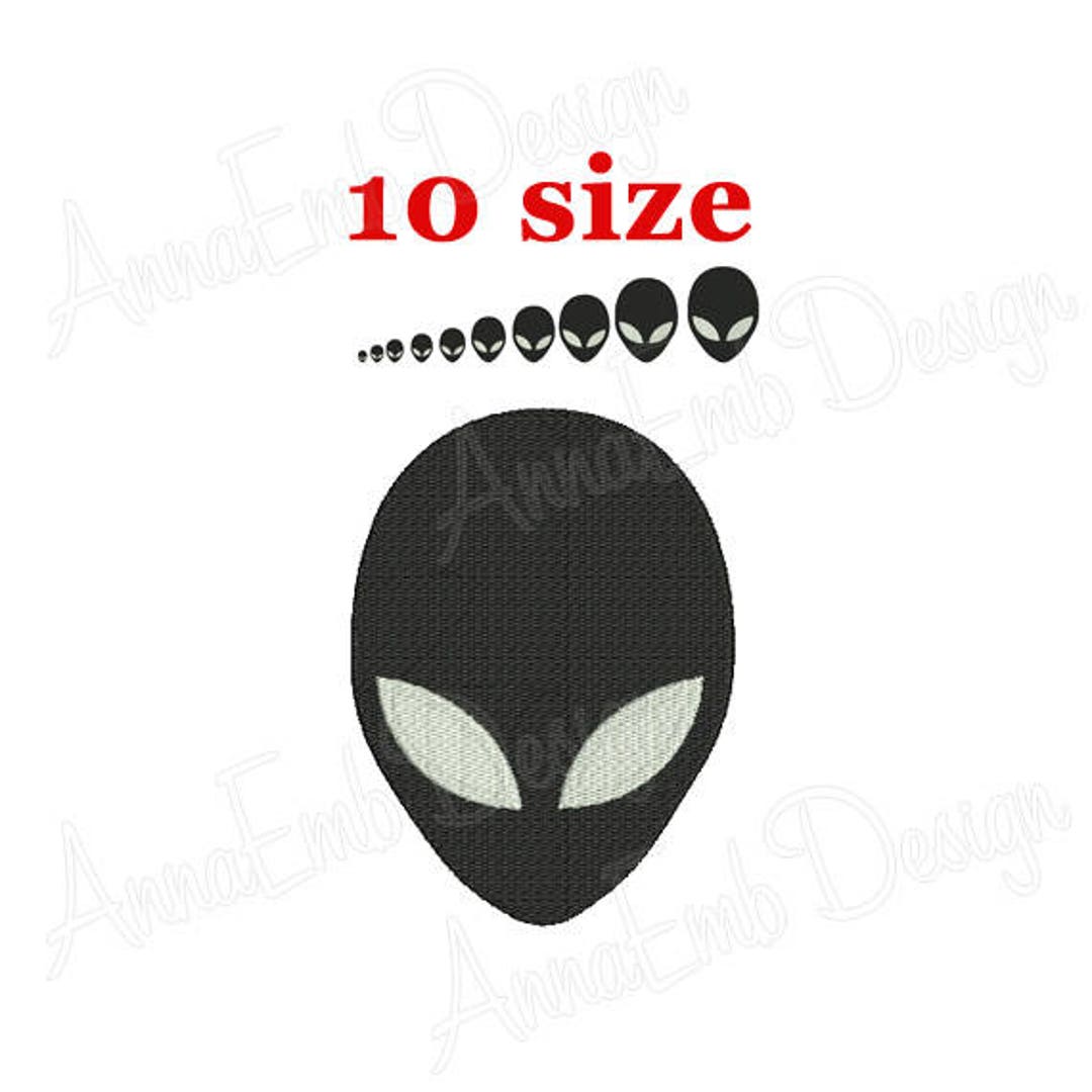 Alien Embroidery Design. Mini Alien. Machine Embroidery Design. Alien ...