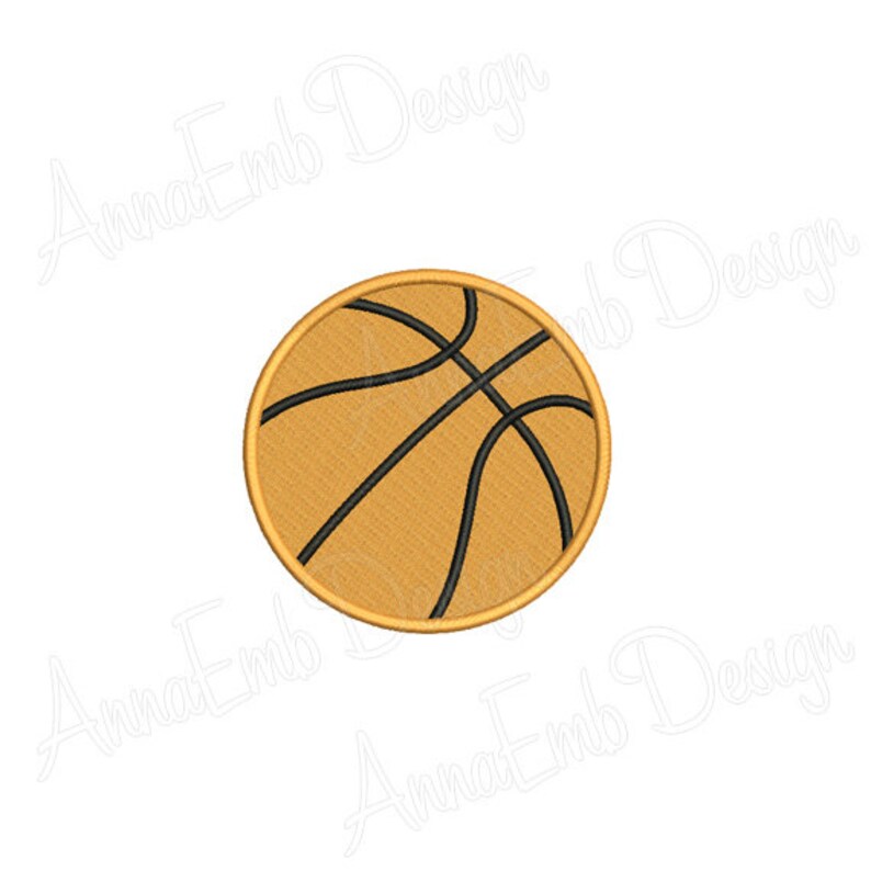 Basketball Embroidery Design. Machine Embroidery Design. Mini | Etsy