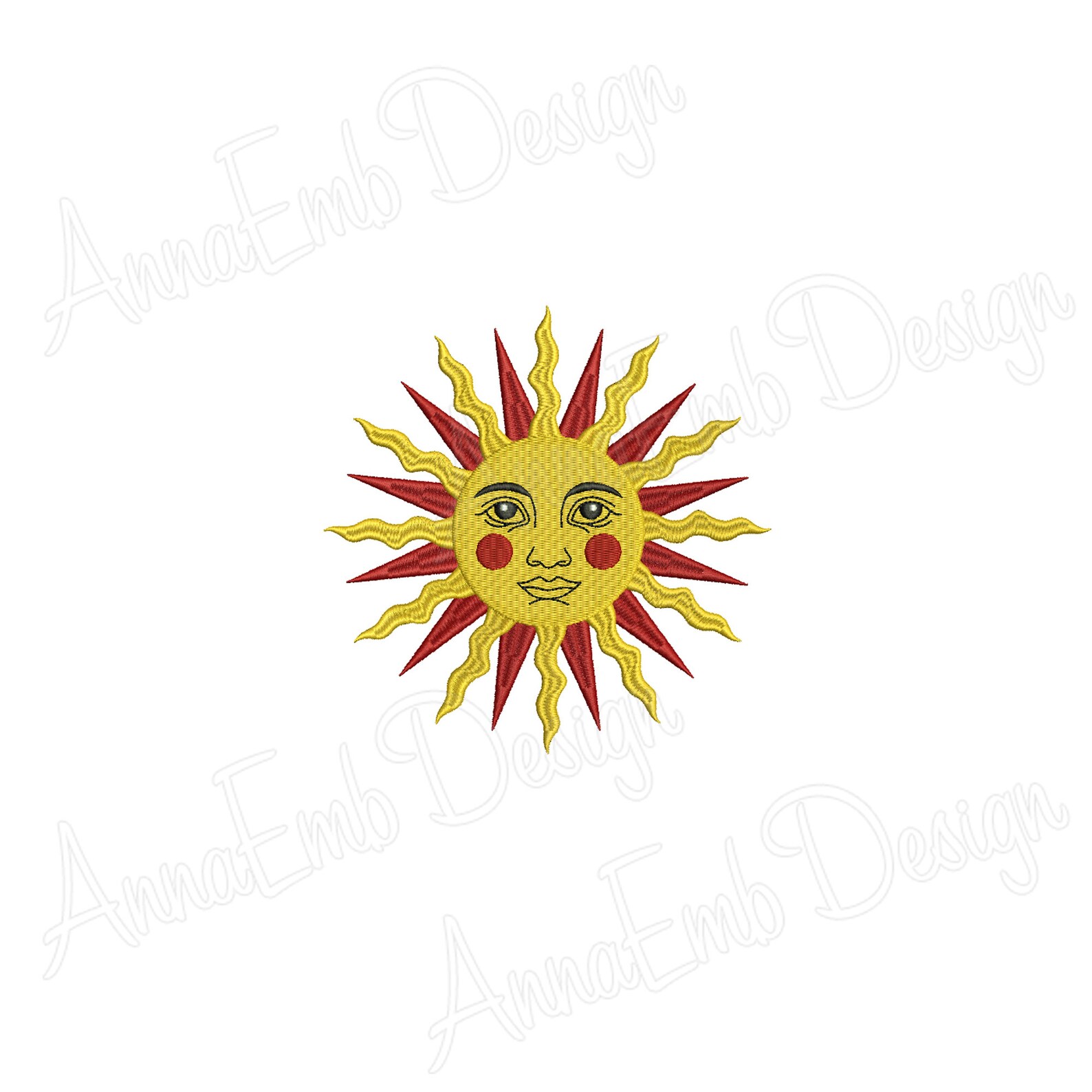 Sun Embroidery Design. Sunshine Design. Sun Mini Embroidery. Sun ...