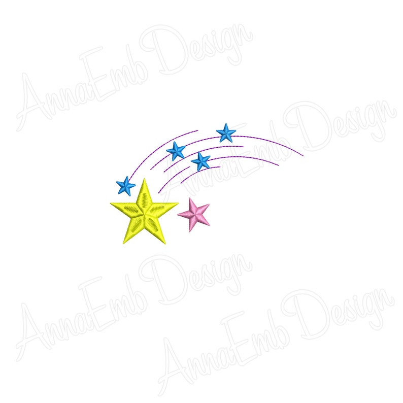 Stars Embroidery Design. Star Machine Embroidery. Star Filled - Etsy