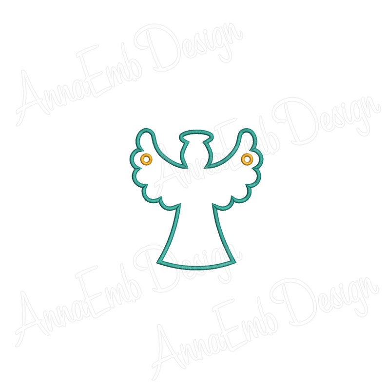 Angel Banner Embroidery Design. Angel Applique Embroidery Design ...