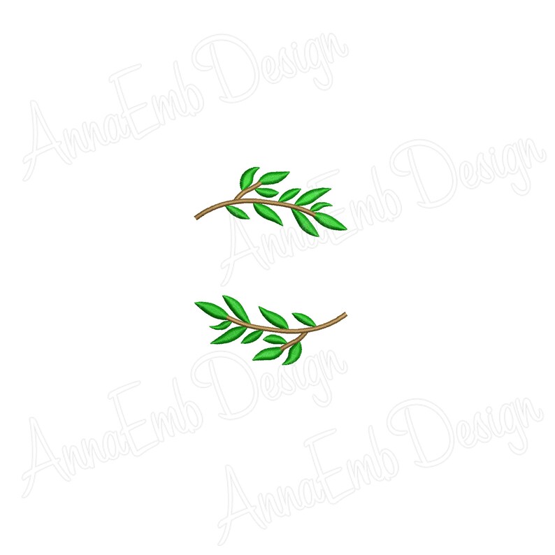 Branch Embroidery Design. Laurel Embroidery Design. Laurel Wreath ...