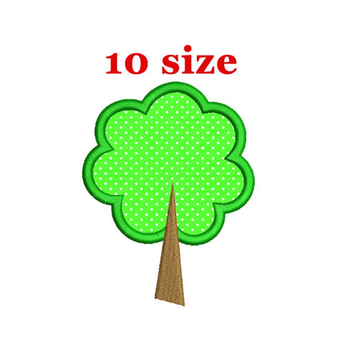 Tree Applique Embroidery Design. Tree Embroidery Design. - Etsy