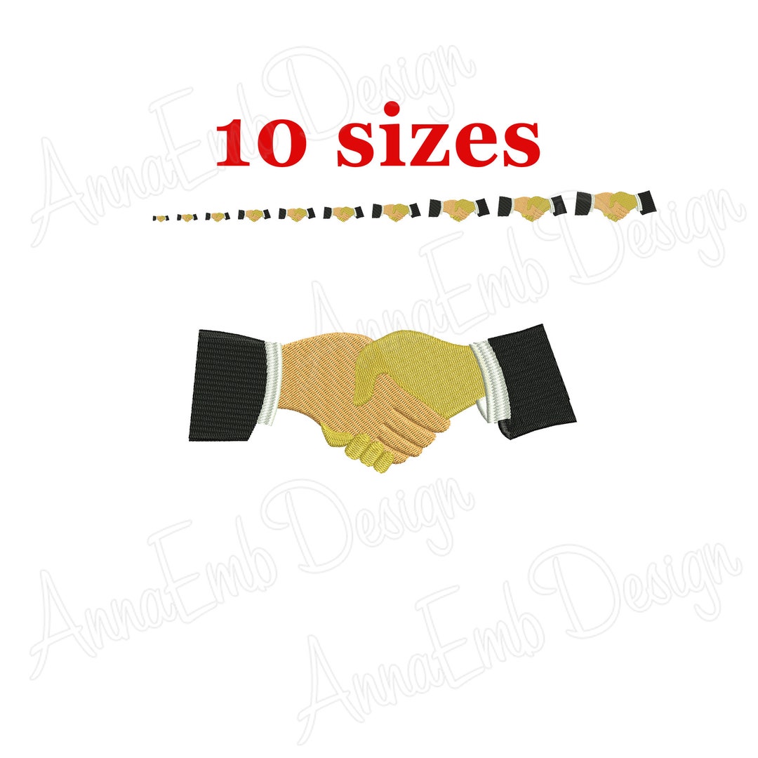 Hands Embroidery Design. Machine Embroidery. Filled Stitch Design ...