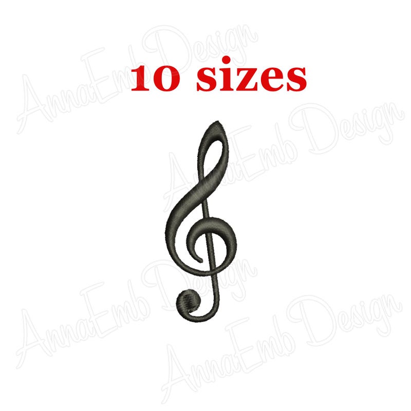 Treble Clef and Flowers - Etsy