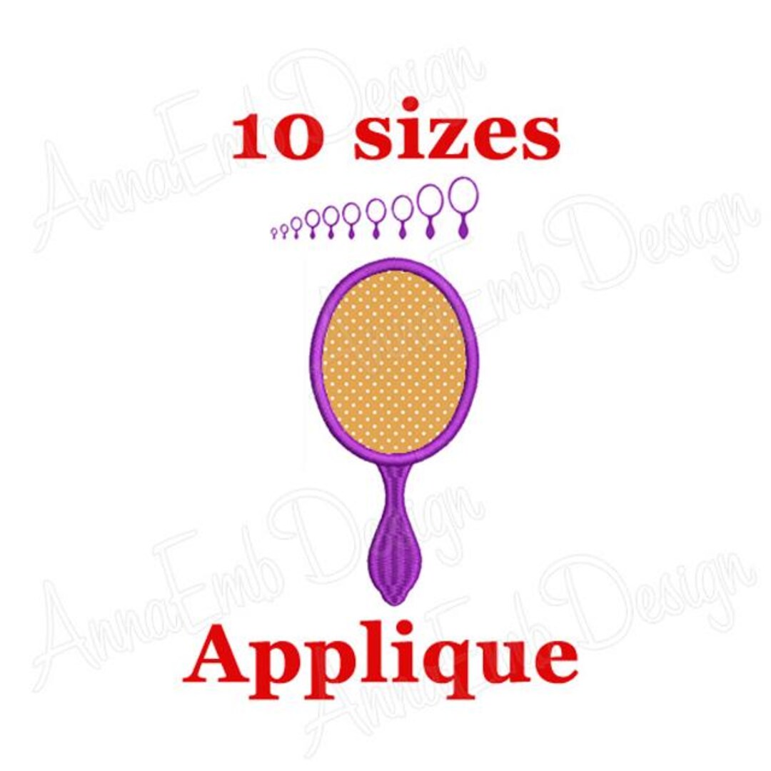 Mirror Applique Embroidery Design. Machine Embroidery Design. Mirror ...