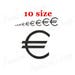 Euro Embroidery Design. Mini Euro Design. Euro Sign Embroidery. Euro ...