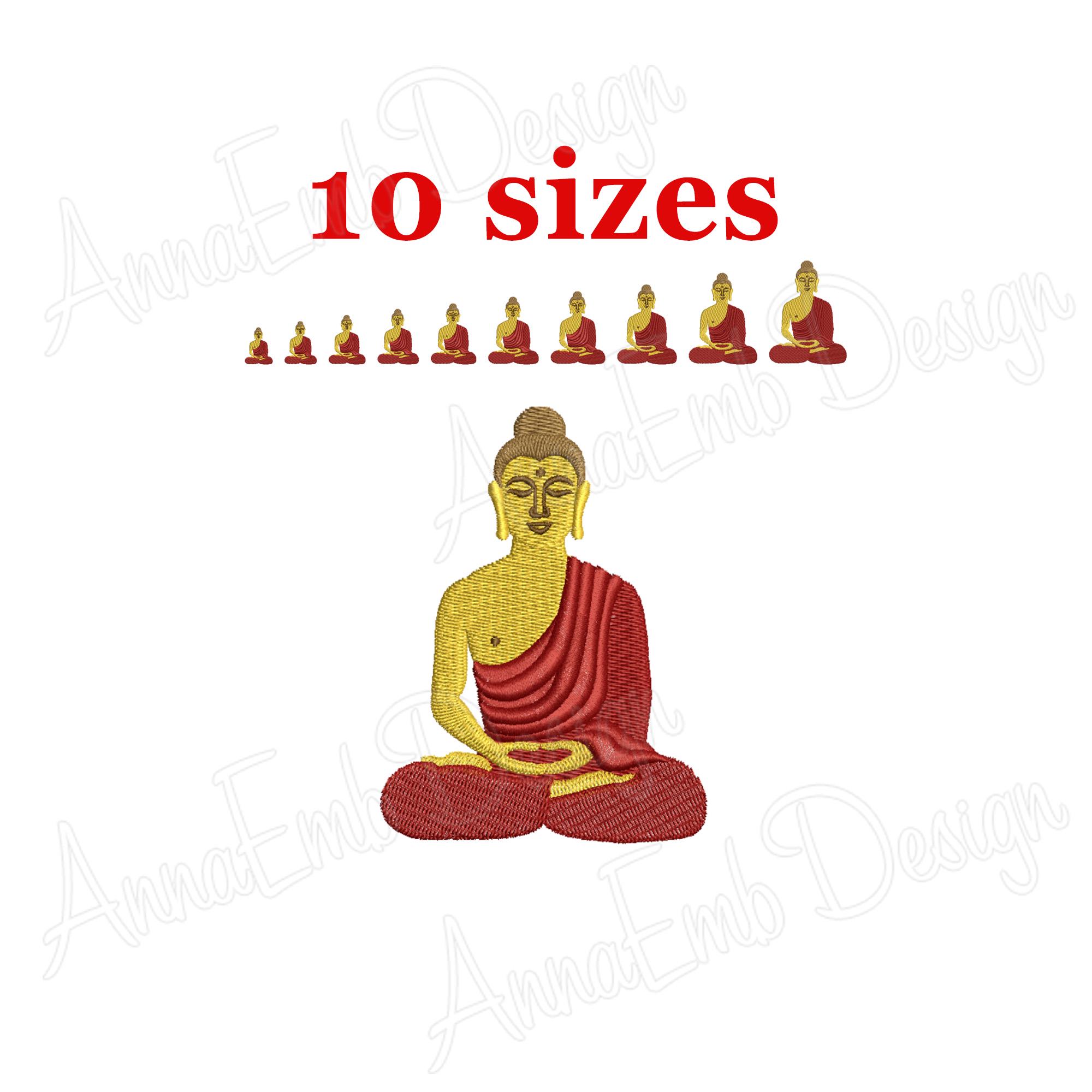 Buddha Embroidery Design. Buddha Mini Embroidery. Buddha Design ...