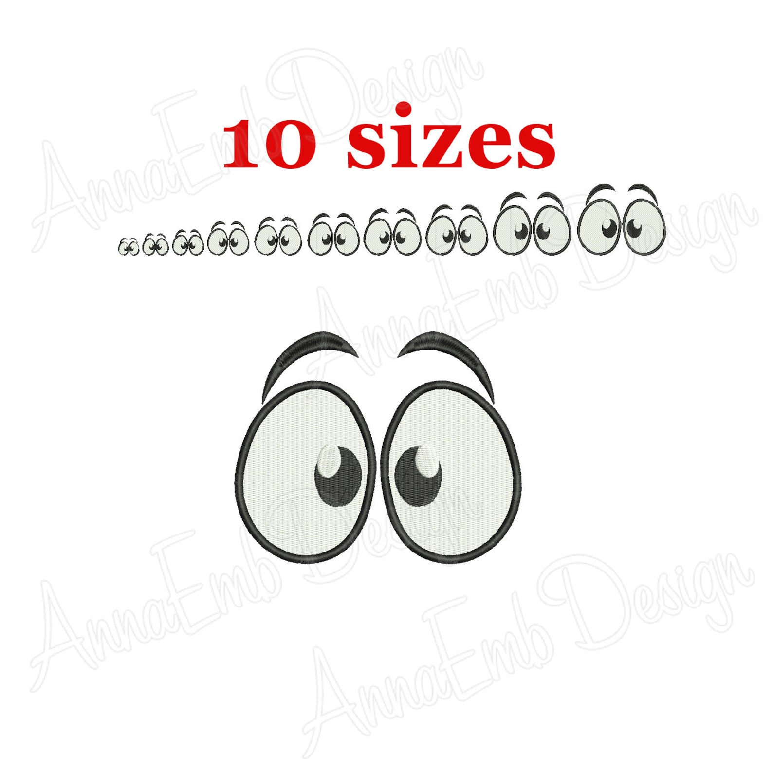 Eyes Embroidery Design. Face Embroidery Design. Machine Embroidery ...