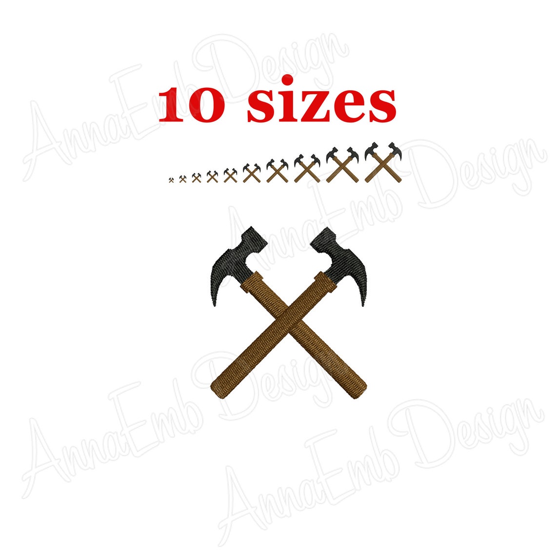 Hammer Embroidery Design. Tools Embroidery. Hammer Silhouette. Hammer ...
