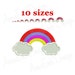 Rainbow Embroidery Design. Machine Embroidery Design. Rainbow and ...