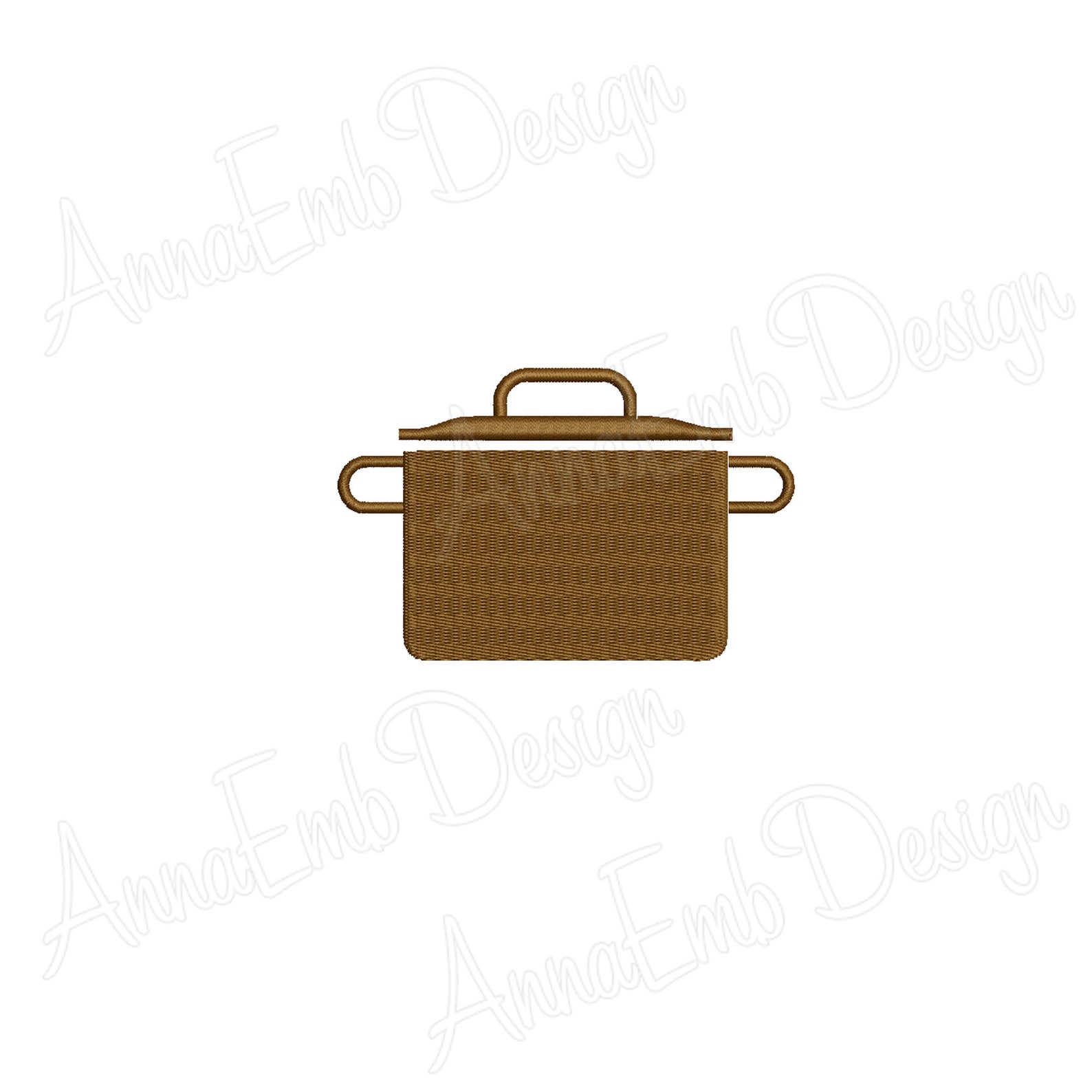 Cooking Pot Embroidery Design. Kitchen Pot Embroidery Design. - Etsy