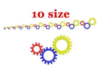 Future Engineer Gears Design for Embroidery Machine Instant - Etsy