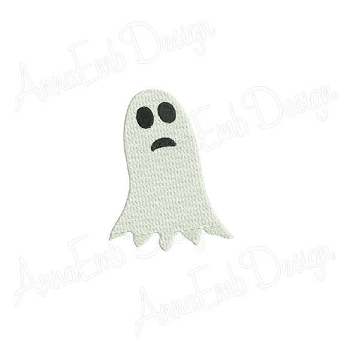 Ghost Embroidery Design. Ghost Mini Embroidery Design. - Etsy