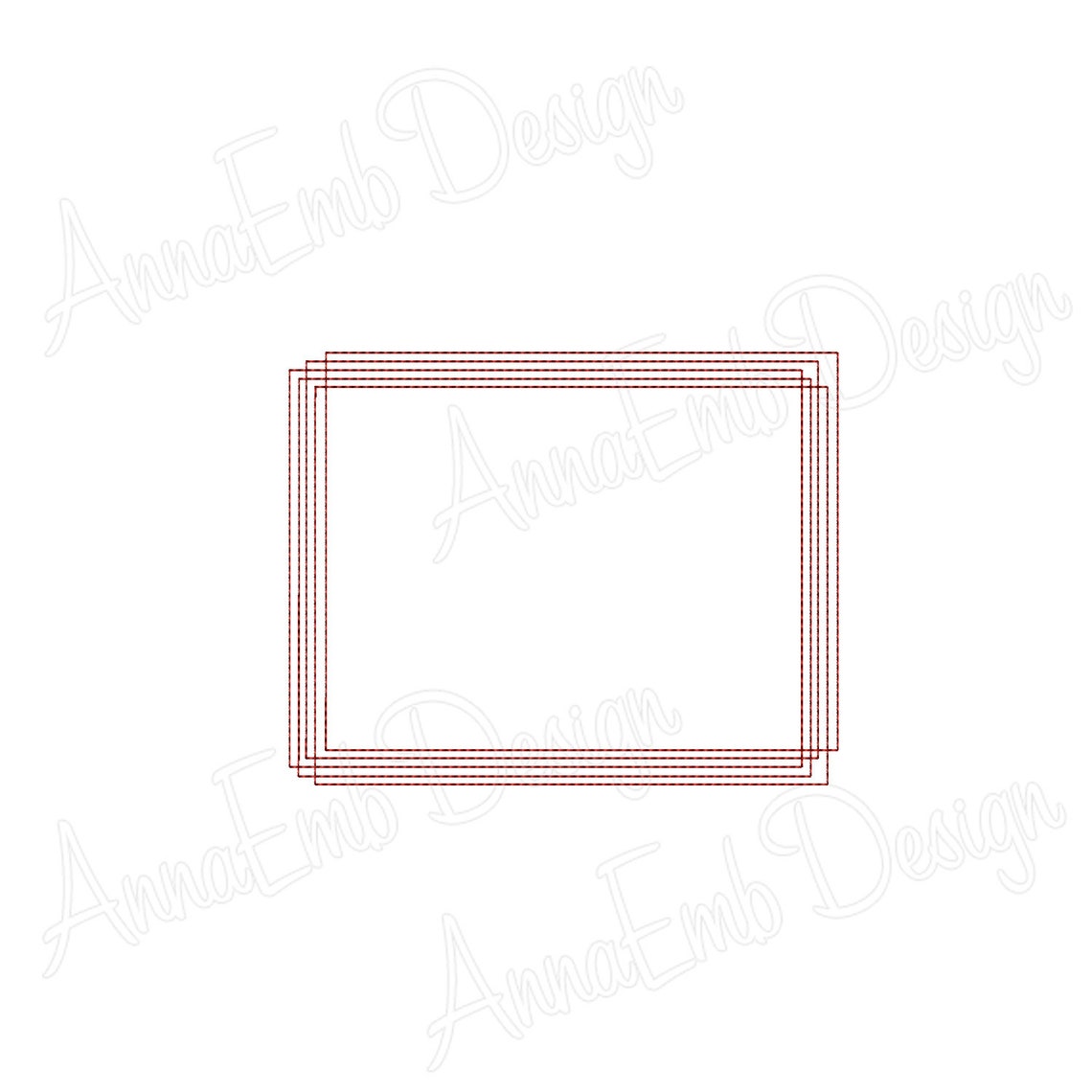 Square Frame Embroidery Design. Square Frame. Embroidery | Etsy