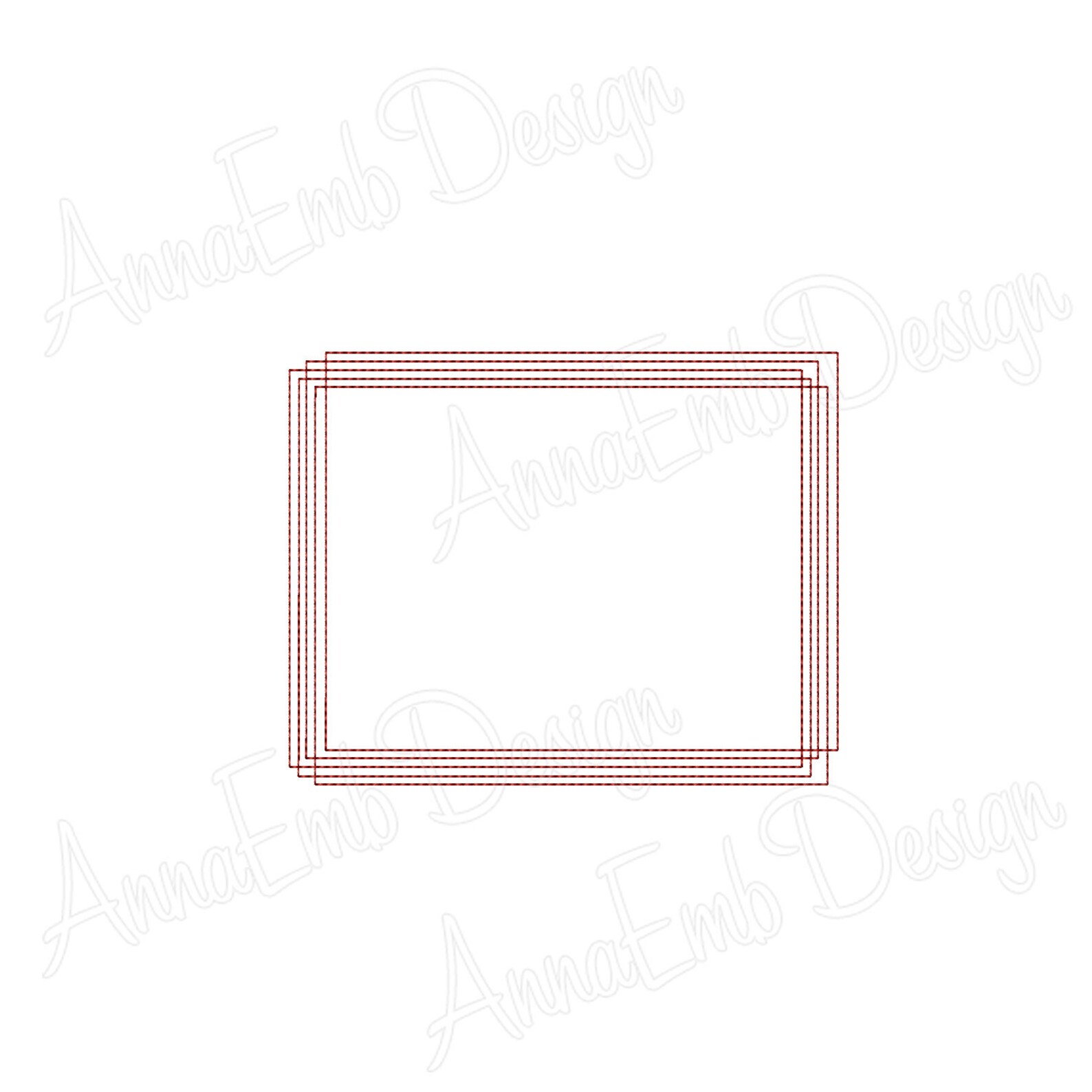 Square Frame Embroidery Design. Square Frame. Embroidery | Etsy